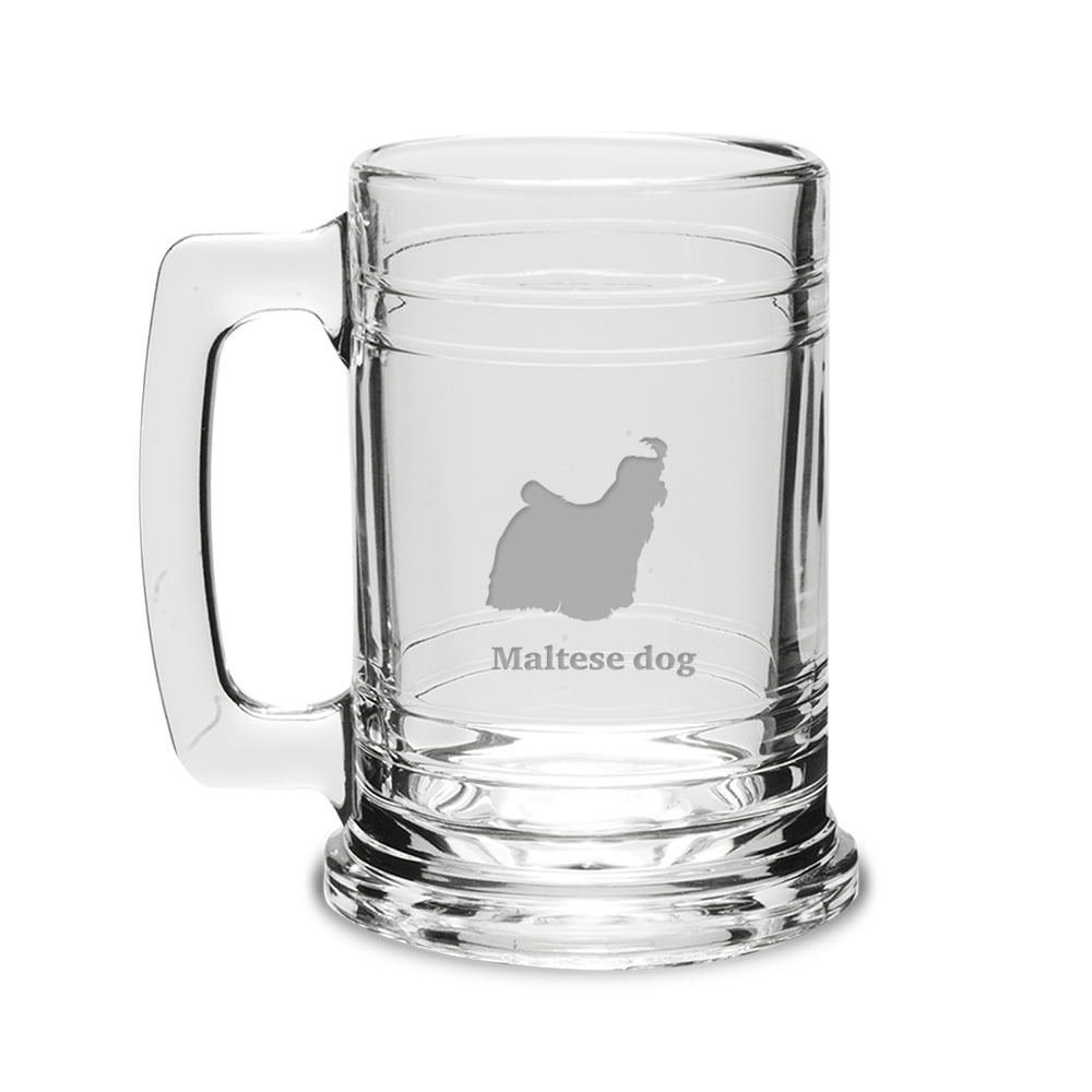 Maltese Dog Deep Etched 15 oz Colonial Tankard - Walmart.com