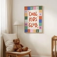 Affixzi Cool Club Print, Colorful Stars Playroom Poster, Nursery Wall ...