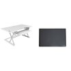 Kantek Desktop Riser Workstation Sit To Stand White, White - Walmart.com