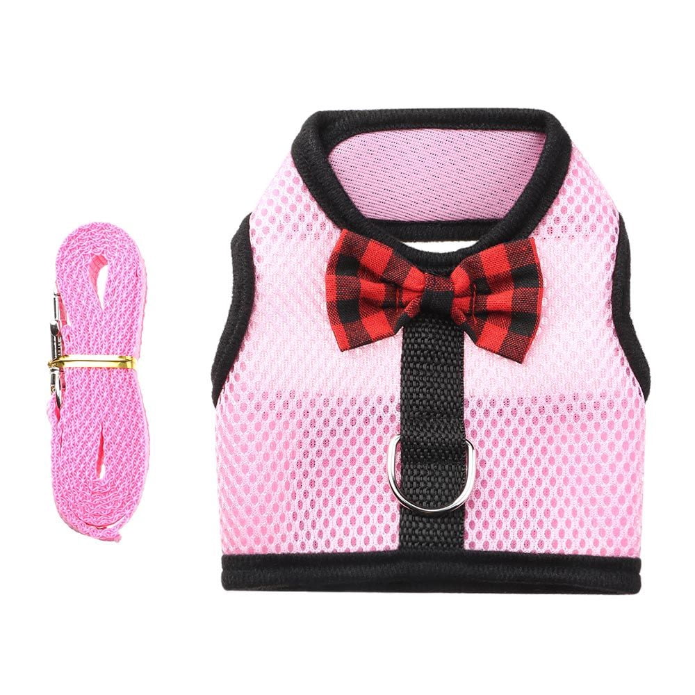 Professional Small Animals Pet Lead Strap Bunny Mesh Chest Rabbit Leash ...