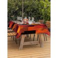 54x80 Inch Outdoor Tablecloth with Umbrella Hole Zipper Rectangle ...