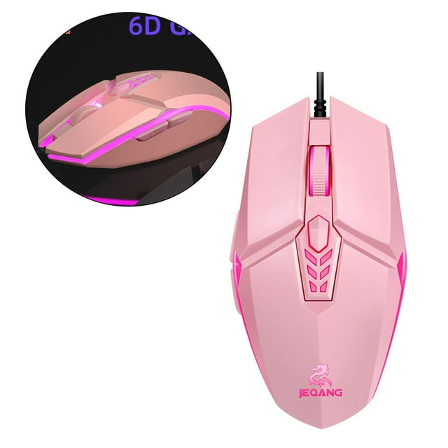 Gaming Mouse, RGB Backlit Gaming Mouse, 6 Buttons, 3200 DPI Adjustable ...