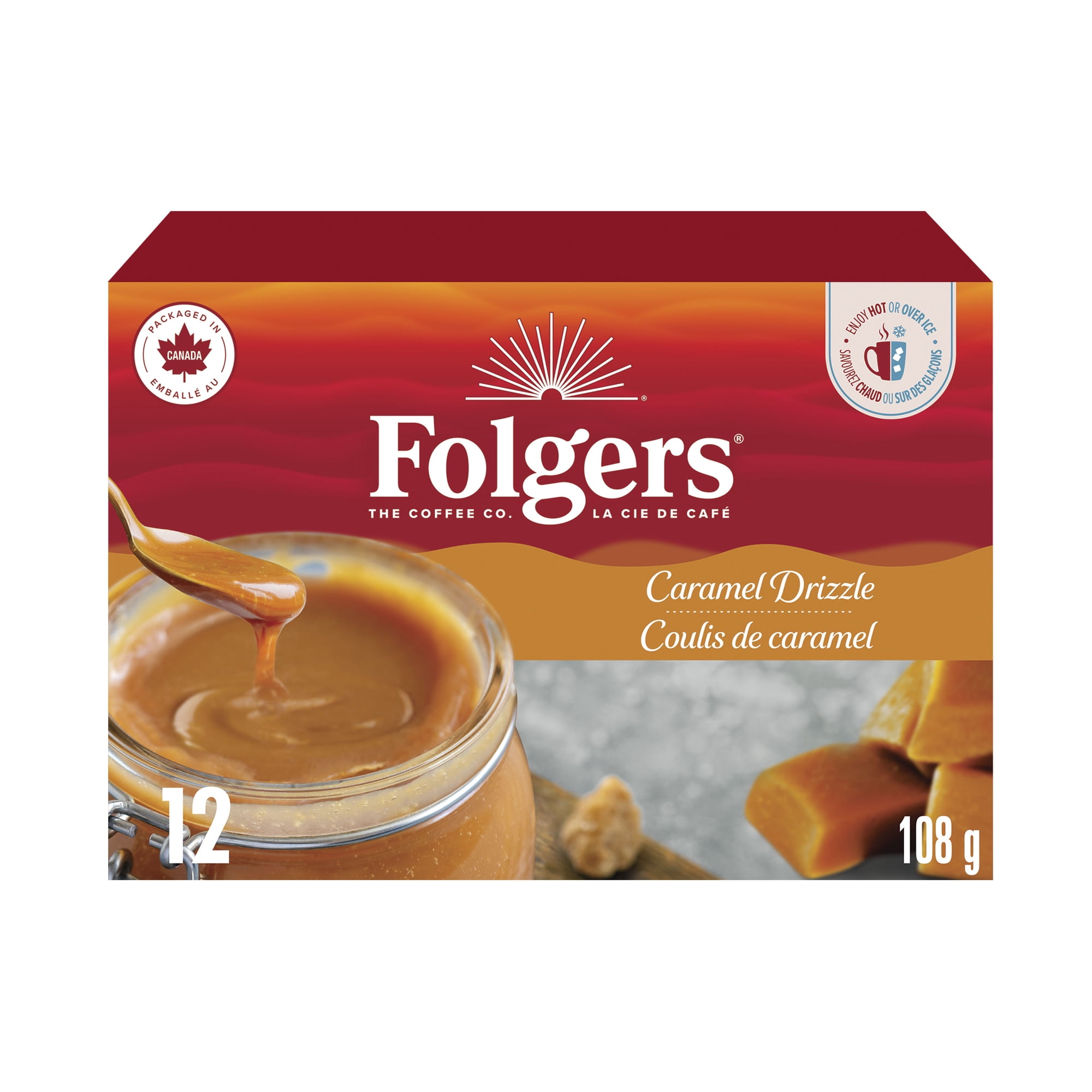 Click here for Folgers Caramel Drizzle K-Cup Coffee Pods 12 Count... prices