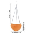 Colorful Self-Watering Hanging Silica Gel Flower Plant Pot, Round ...