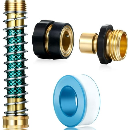 Garden Hose Saver Hose Coiled Spring Protector Faucet Hose Coupling ...