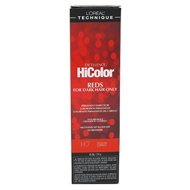 L'Oreal Technique Excellence HiColor Permanent Creme - For Dark Hair ...