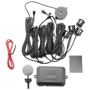 Zone Tech Car Reverse Backup Radar System - 4 Parking Sensors Car ...