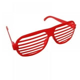 1 Pc Shutter Glasses Shades Eyeglasses, Neon Color Slotted Sunglasses ...