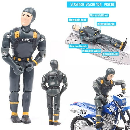1pcs 1/18 Scale 3.75 Inch Racer Action Figure Moveable Joints For ...