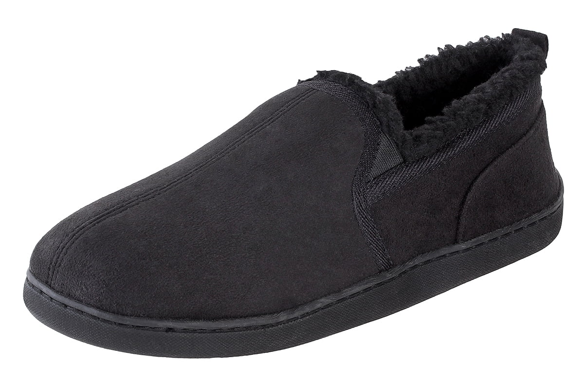 Urban Fox Dixon Suede Slippers Men I Rubber-Sole with Grips I Thickly ...