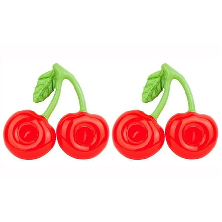 Boiiwant 2Pcs Inflatable Drink Holders Creative Cherry Shaped Drink ...