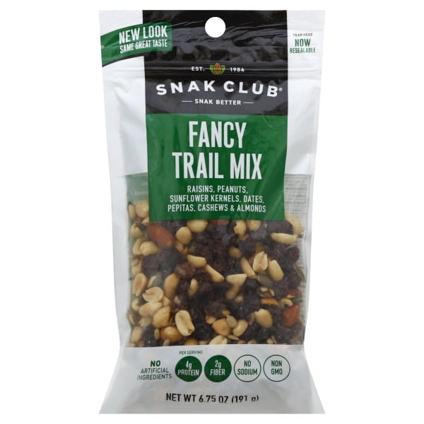 Snak Club Fancy Trail Mix, 6.75 Oz. - Walmart.com - Walmart.com