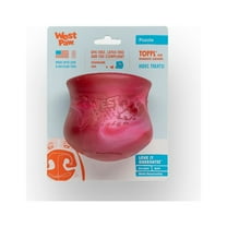 West Paw Zogoflex Toppl Large 4" Dog Toy Aqua - Walmart.com