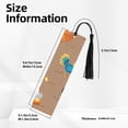 Chicken Cartoon Chick Hen Music Aluminum Metal Bookmark with Tassel ...