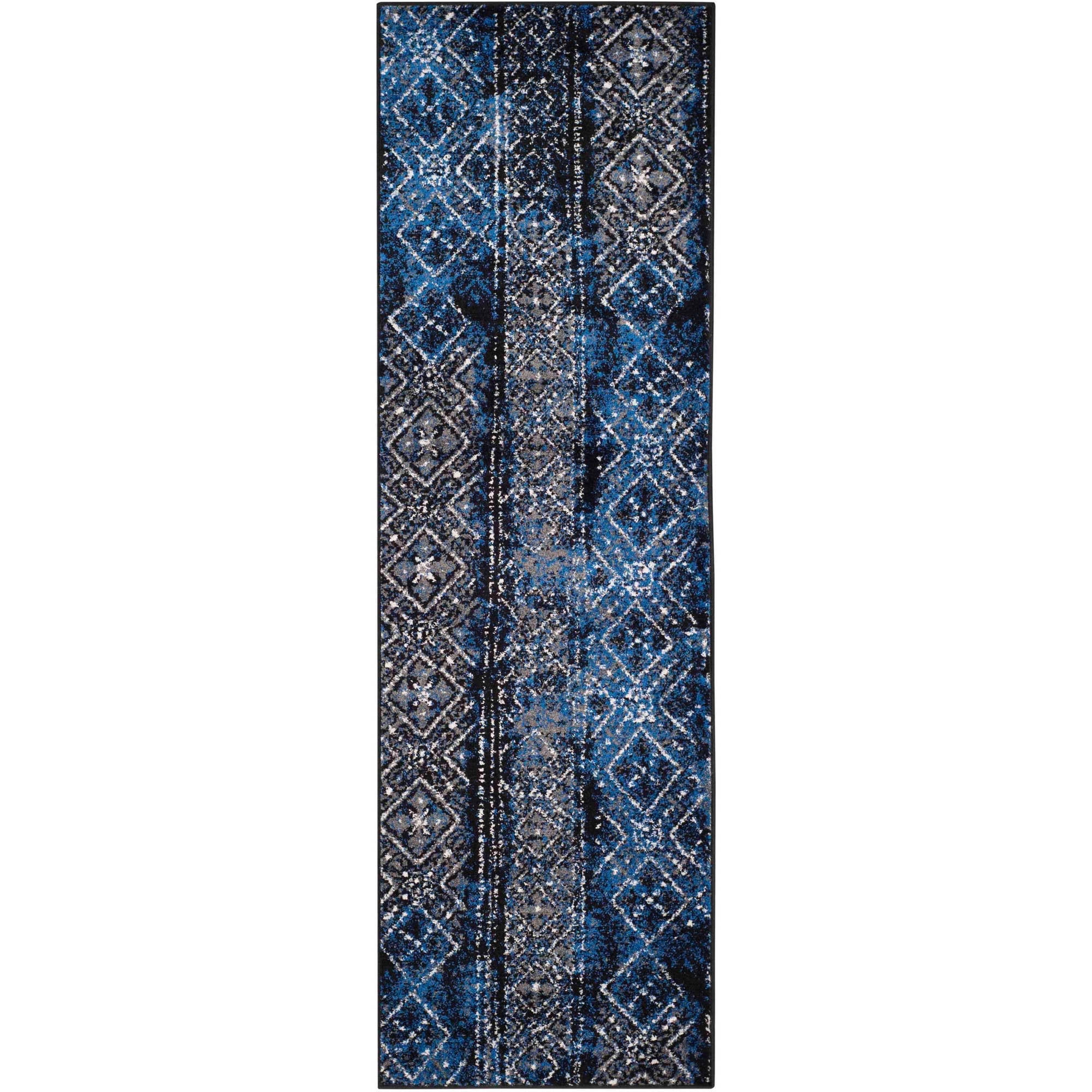 SAFAVIEH Adirondack Collection ADR111A Blue / Black Rug - Walmart.com