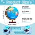 Illuminated World Globe for Adults Rotation Rewritable Light Up Globe ...