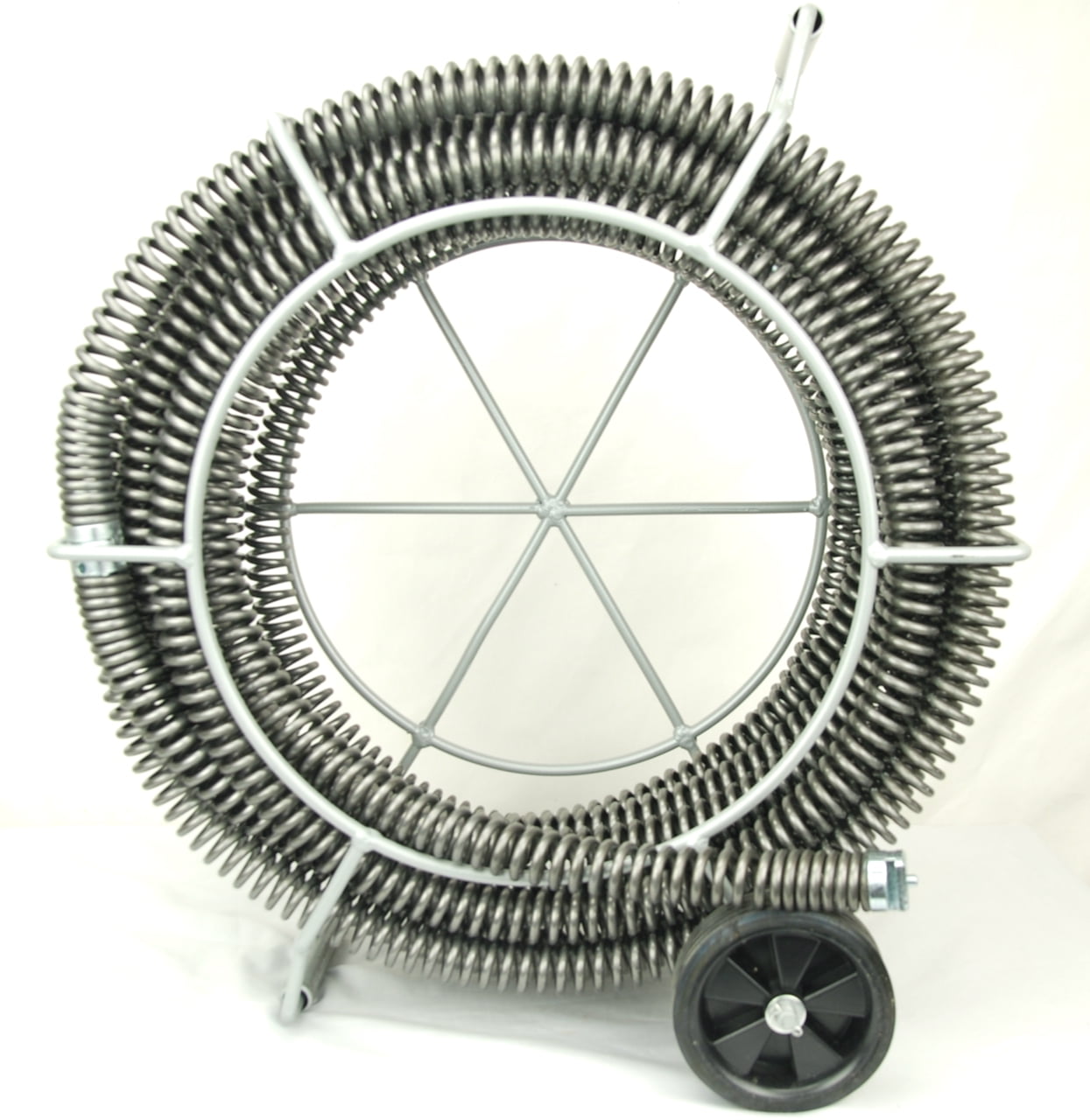 60ft BLUEROCK ® 1-1-4" Sectional Drain Cleaning Snake Cable Set Fits ...