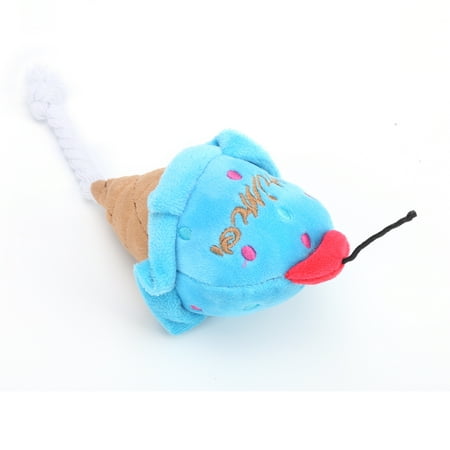 Ice Cream Plush Toy, Soft Ice Cream Toy Squeezable Plush Toys Squeaky ...