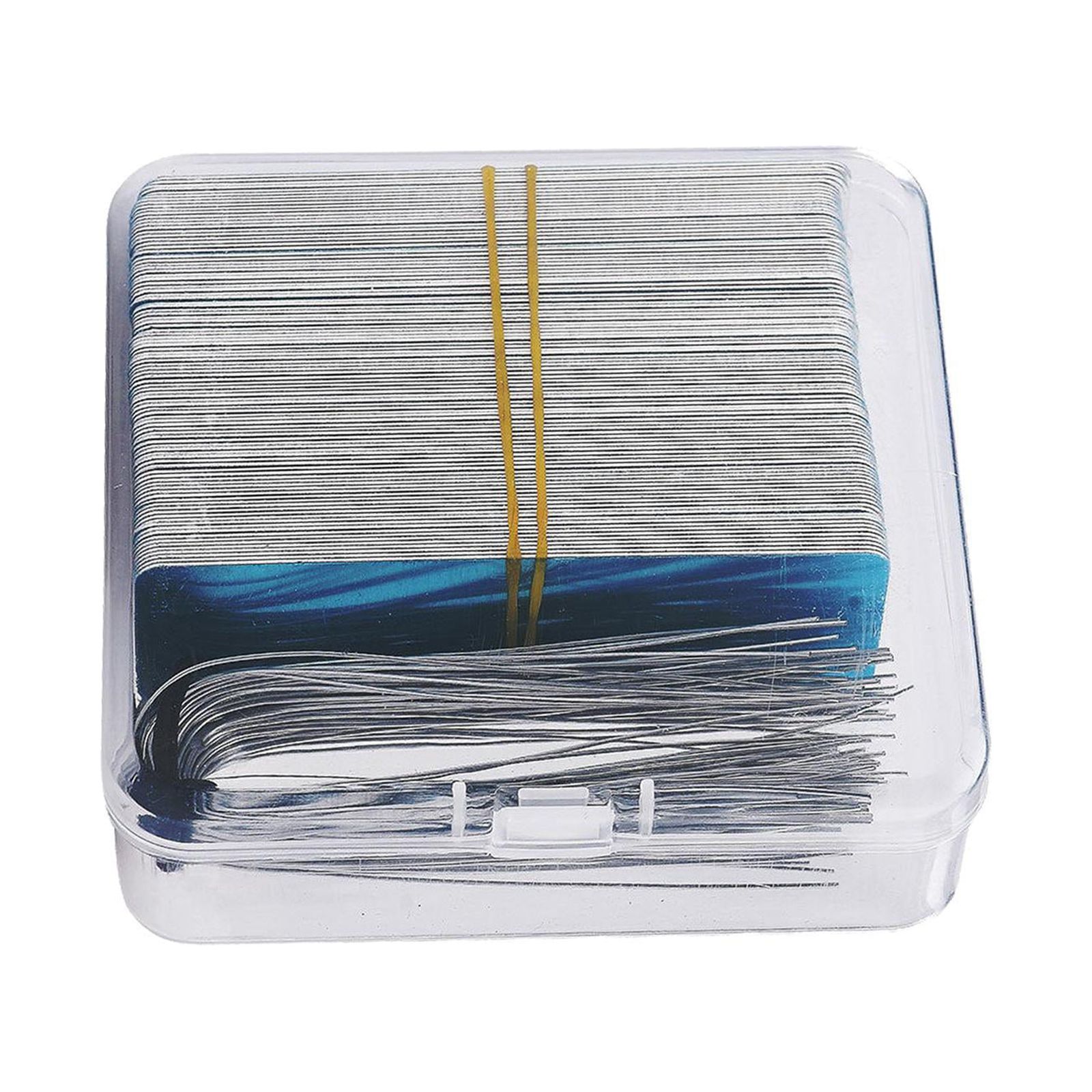 Injueey 50x Metal Labels Double Sided Writable Marker Pot Label for ...