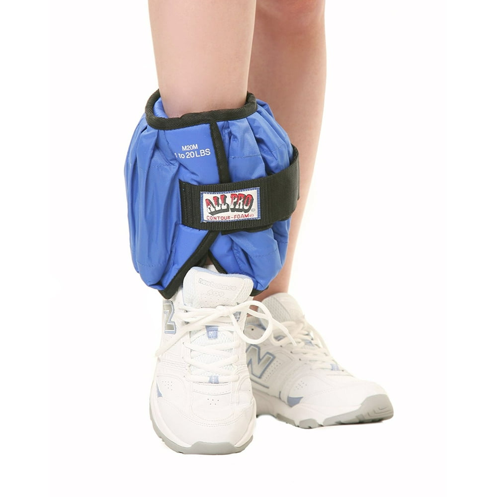 All Pro Weight Adjustable Ankle Weight 20 lb Individual single Ankle all-pro-weight-adjustable-ankle-weight-20-lb-individual-single-ankle
