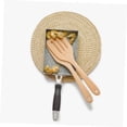COMPUKAS Wood Birch Spatula Tools Cooking Flat Spatula Light Brown 1Pcs ...