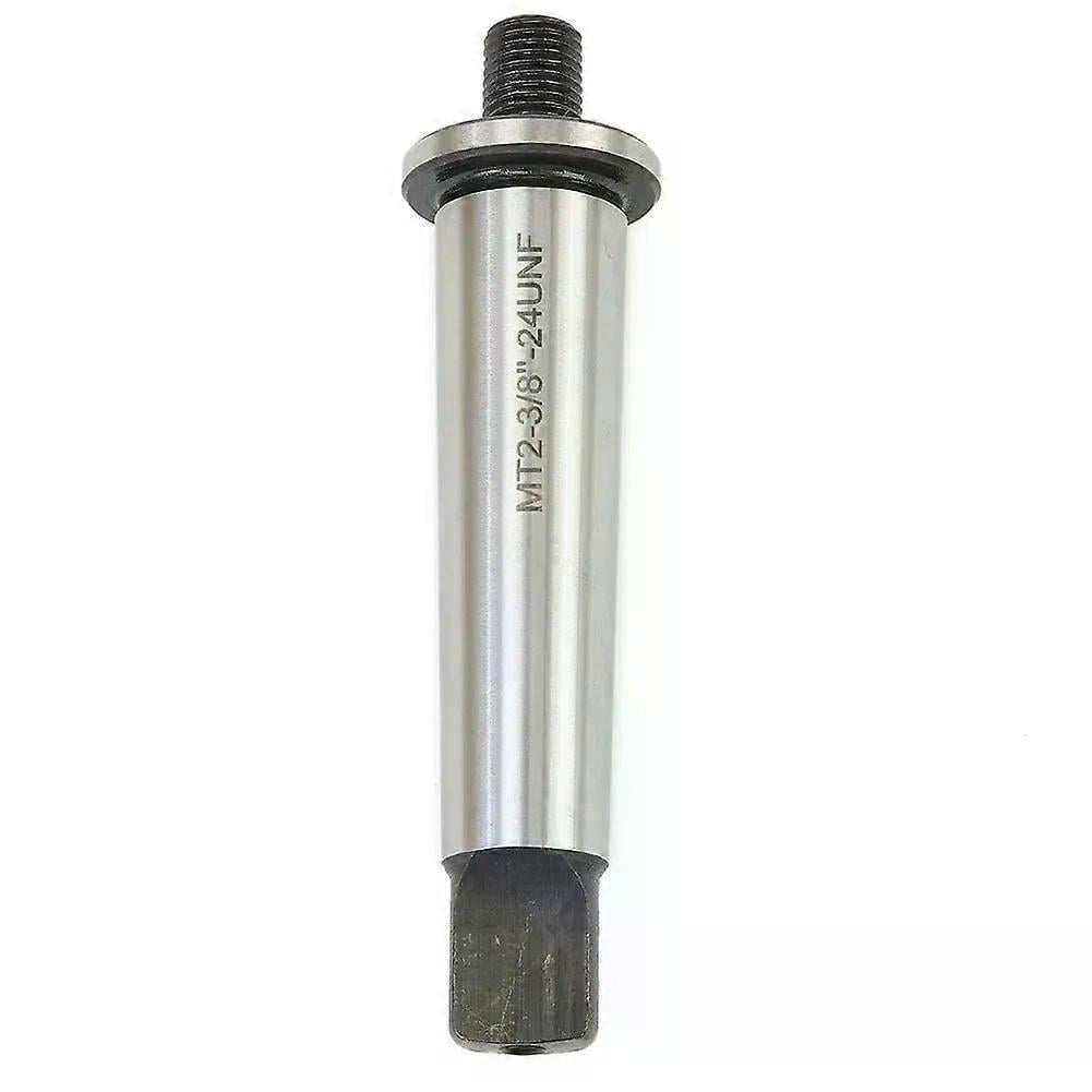 MT2 To 3/8 24 Threaded Drill Chuck Arbor Hardened Morse Taper Adapter ...