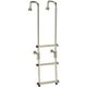Garelick EEz-In Compact 3-Step Transom Ladder with 12" Wide Aluminum ...