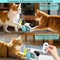 Remote Control Cat Toy,Interactive Cat Toys for Indoor Cats,Automatic ...