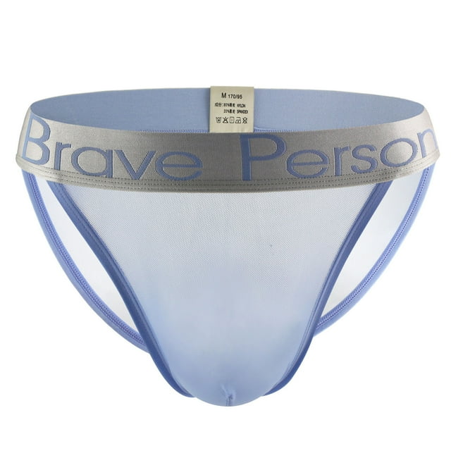 MIZOK Mens Jockstrap Ice Silk Jock Strap Sexy Mesh Breathable Underwear ...