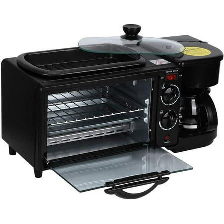 Breakfast Station, 3 in 1 Breakfast Machine, 1050W Multifunctional Oven ...