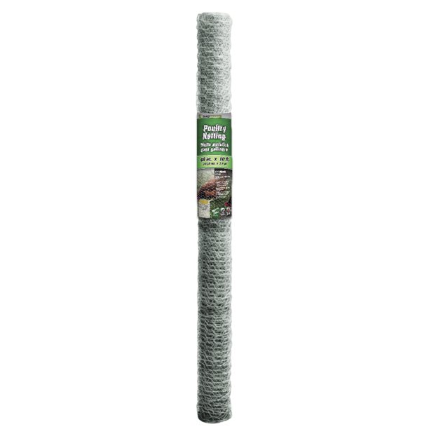 YARDGARD 48 inch by 10 foot 20 Gauge 1 inch Mesh Poultry Netting ...