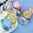 New Sanrio Kawaii Anime Luminous Led Watch Cinnamoroll Kuromi My Melody ...