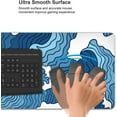 Japanese Blue and White Wave Gaming Mouse Pad XL, Non Slip Rubber Base ...