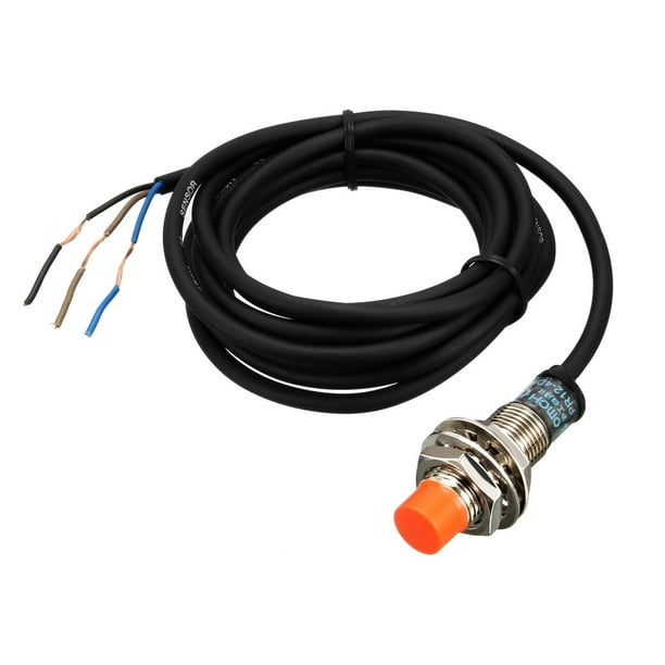 4mm Inductivo Proximidad Sensor Interruptor Detector PNP NO DC 6-36V 300mA 3 Cables PR12-4DP ...