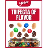 Fisher Snack Indulgent Trail Mix, 38 Ounces, Peanuts, Milk Chocolate ...