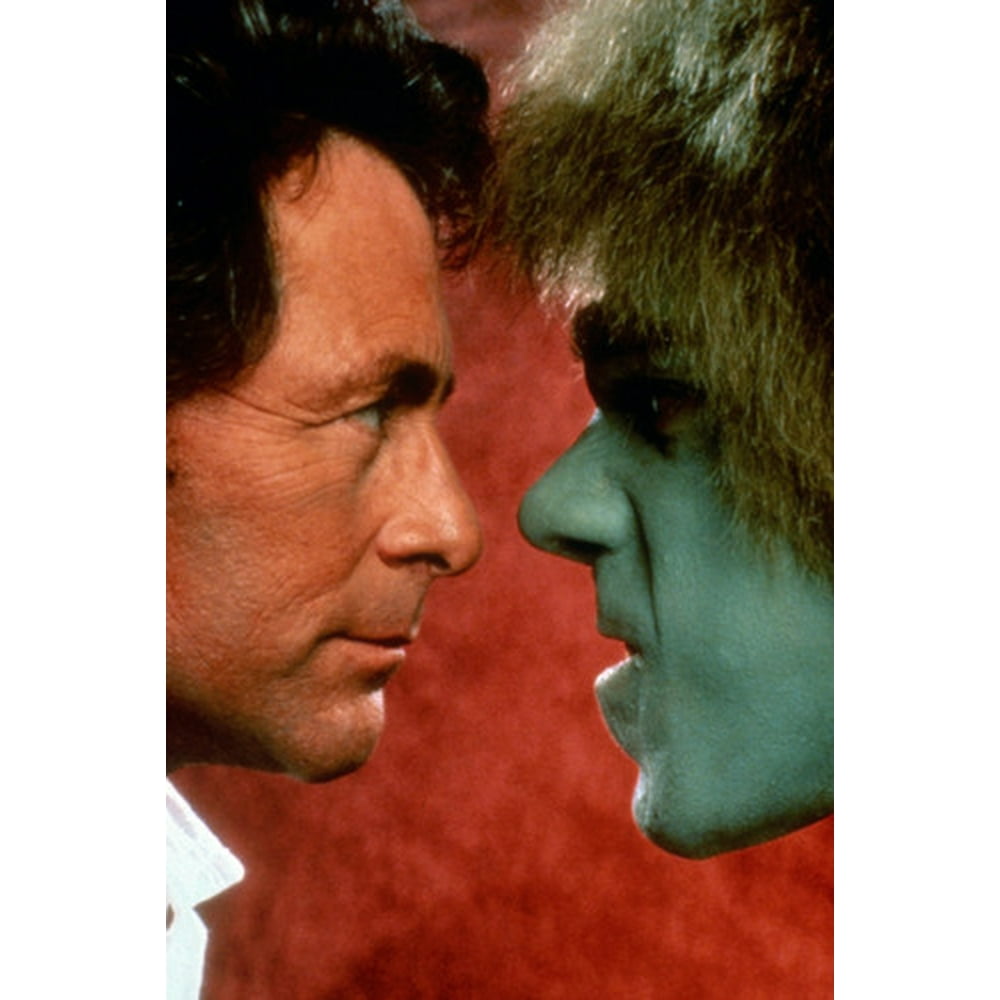 The Incredible Hulk Bill Bixby Lou Ferrigno 24X36 Poster - Walmart.com ...