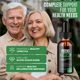 Potent Stream Drops, Advanced Formula for Prostate Health, All-Natural ...