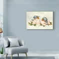 Trademark Fine Art 'Love Is In The Air Birds' Canvas Art by Peggy ...
