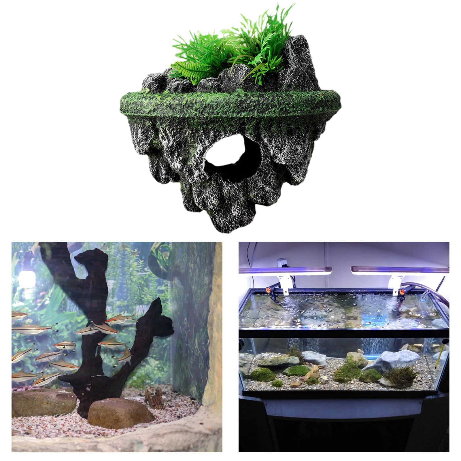 Decoración de Acuario con Vista a La Montaña, Adorno de Piedra para ...