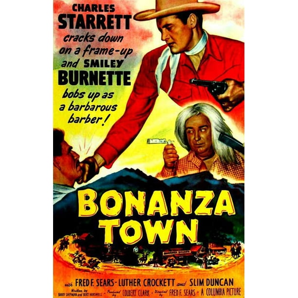 Bonanza Town POSTER (27x40) (1951) - Walmart.com