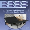 Celestial Aurora Adjustable Bed Base (Frame Only), Easy Assembly, Head ...