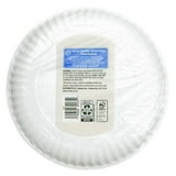 Great Value Disposable Paper Plates 9 inch, Uncoated, Microwave Safe ...