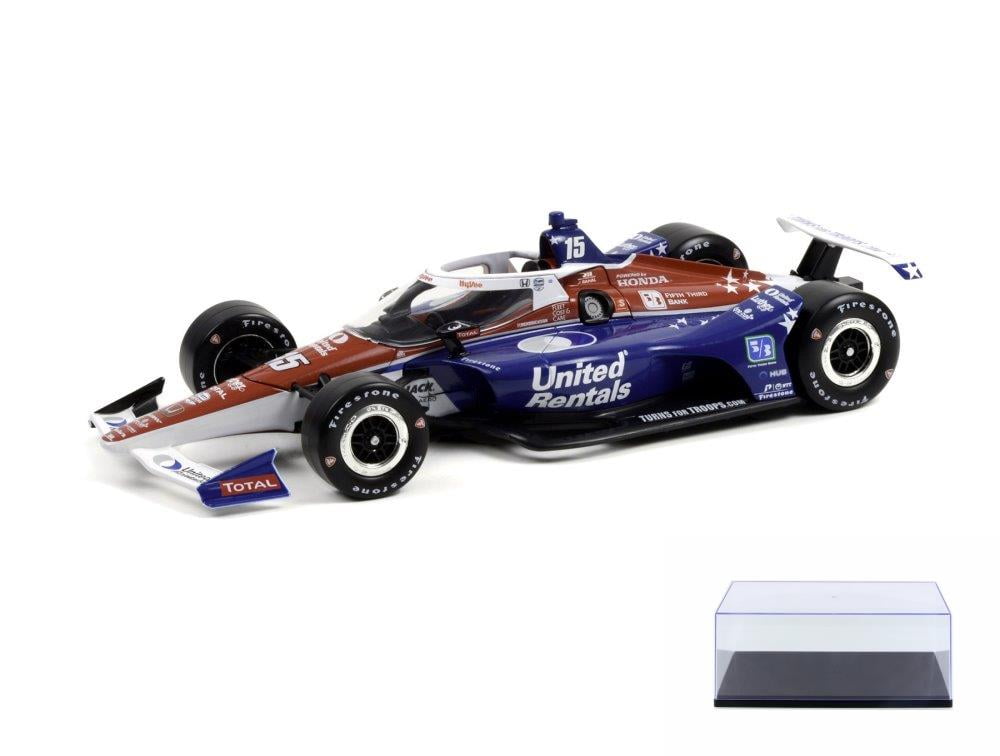 Diecast Car w/Display Case - NTT IndyCar Series, #15 Graham Rahal ...