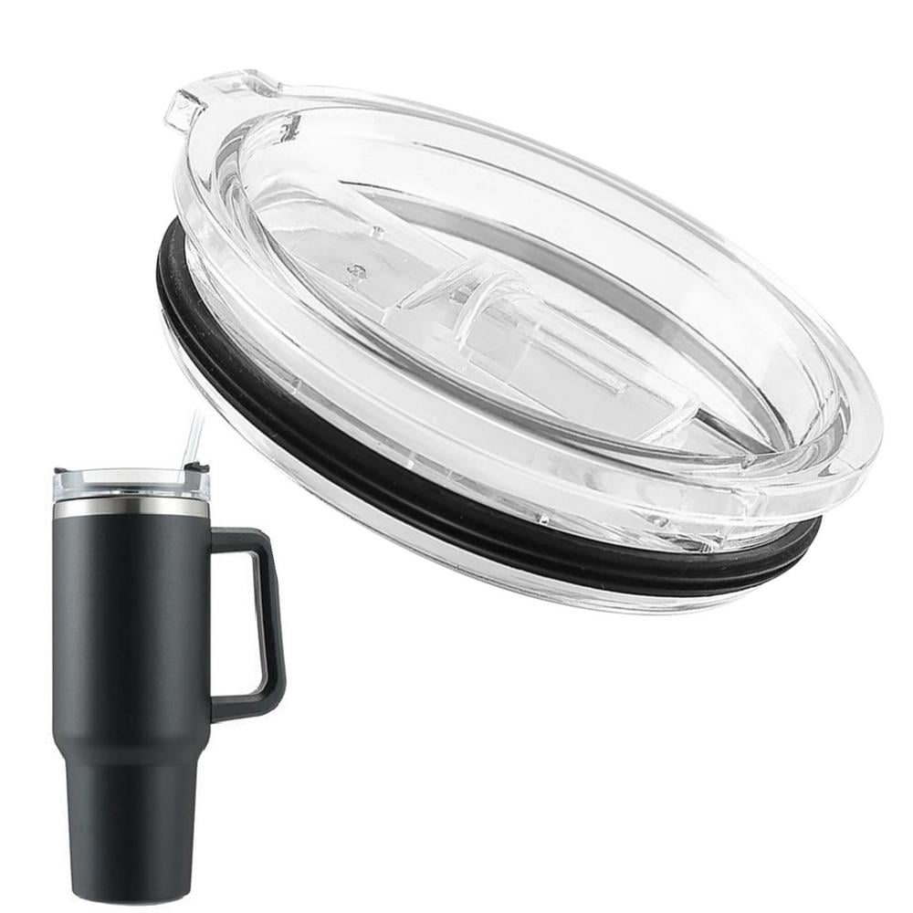 Tohuu Replacement Lids Transparent Coffee Lids with Straw Spill Proof ...