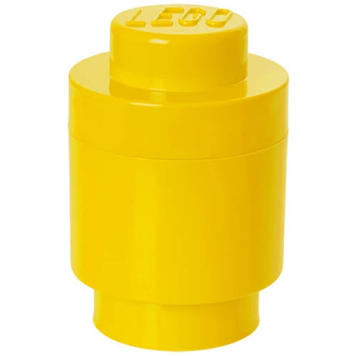 LEGO Round Storage Brick Toy Box, Bright Yellow - Walmart.com - Walmart.com