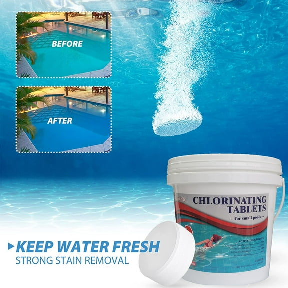 C3 Chlorine Tablets 3 Inch, Stabilized Pool and Spa Chlorine, Slow ...