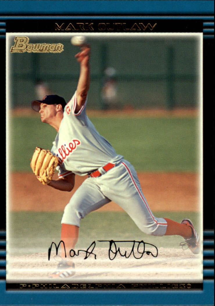 2002 Bowman #430 Mark Outlaw RC MLB Baseball Trading Card - Walmart.com