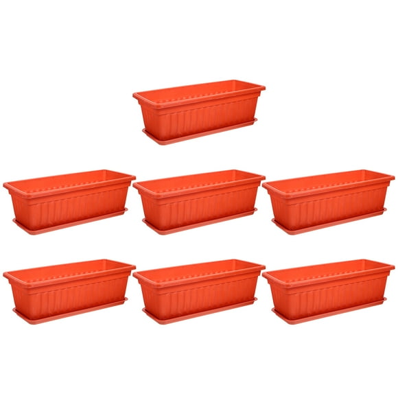 Resin Rectangular Planters