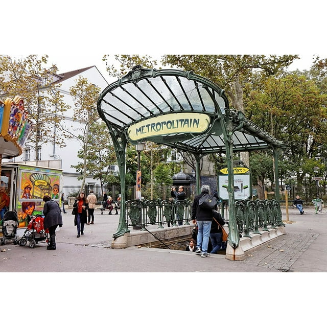 24x36 gallery poster, The Paris Metro is the busiest subway network in ...