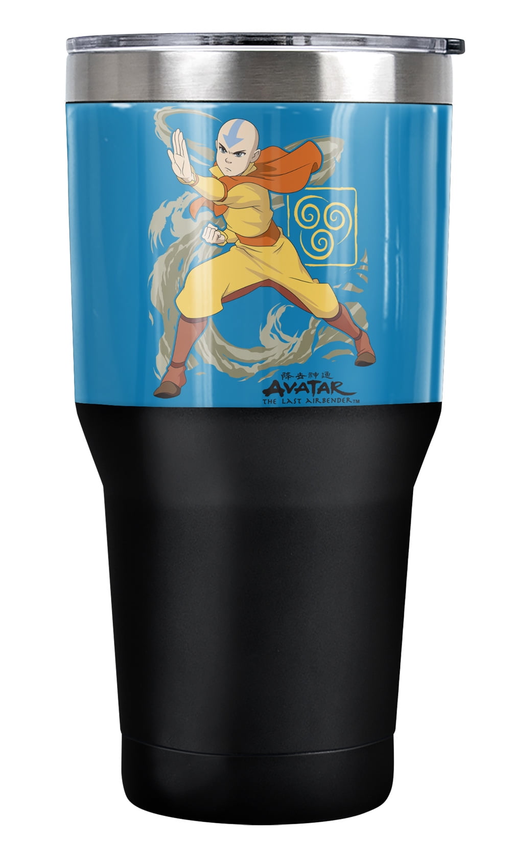 Avatar The Last Airbender Official Aang Wind Blast 30 oz Travel Tumbler ...